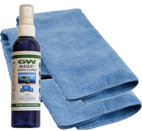 GW Deluxe Magic Screen Cleaner Kit for Ultra HD 4k HDR OLED TV, Laptop ...